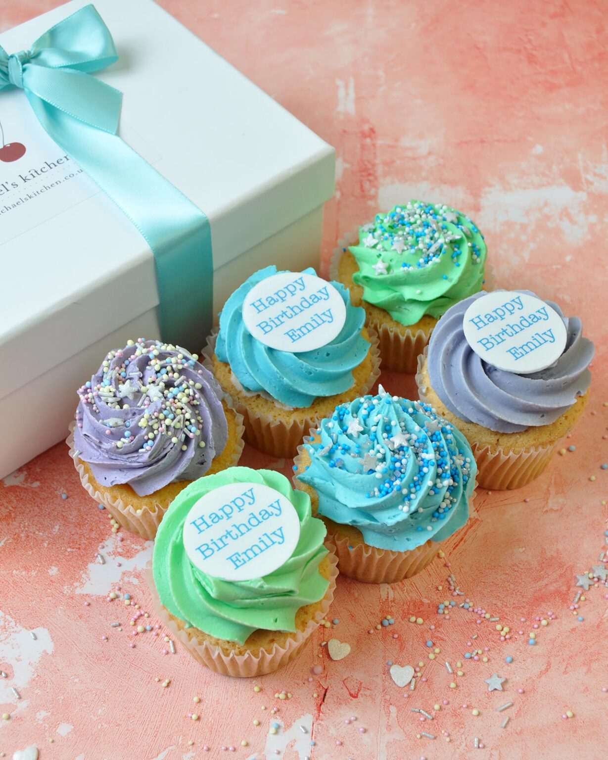 Gluten Free Personalised Message Cupcakes Delivered